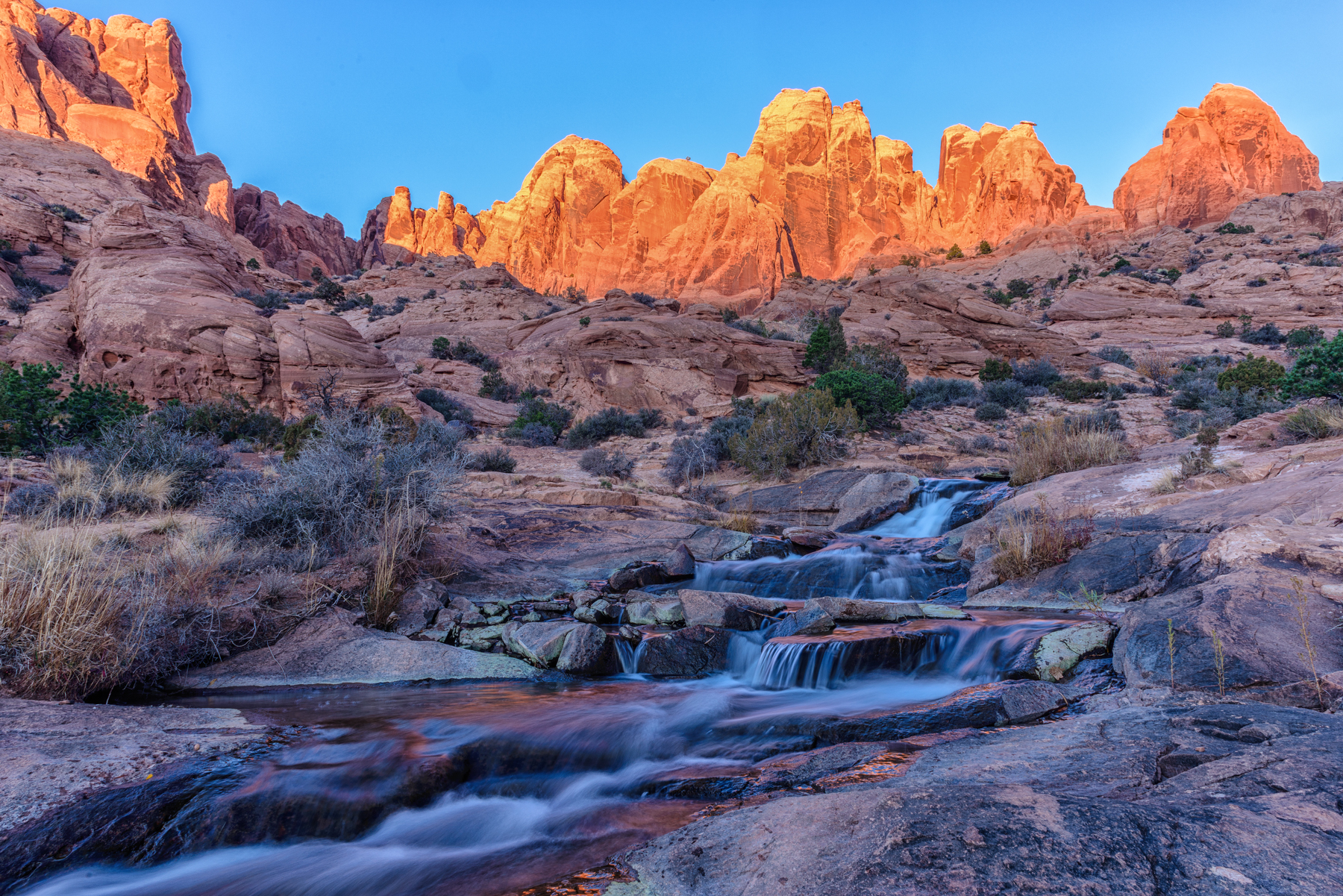 Late Afternoon Shadows Climb the Landscape | Moab Utah | Gary Silvey Photography