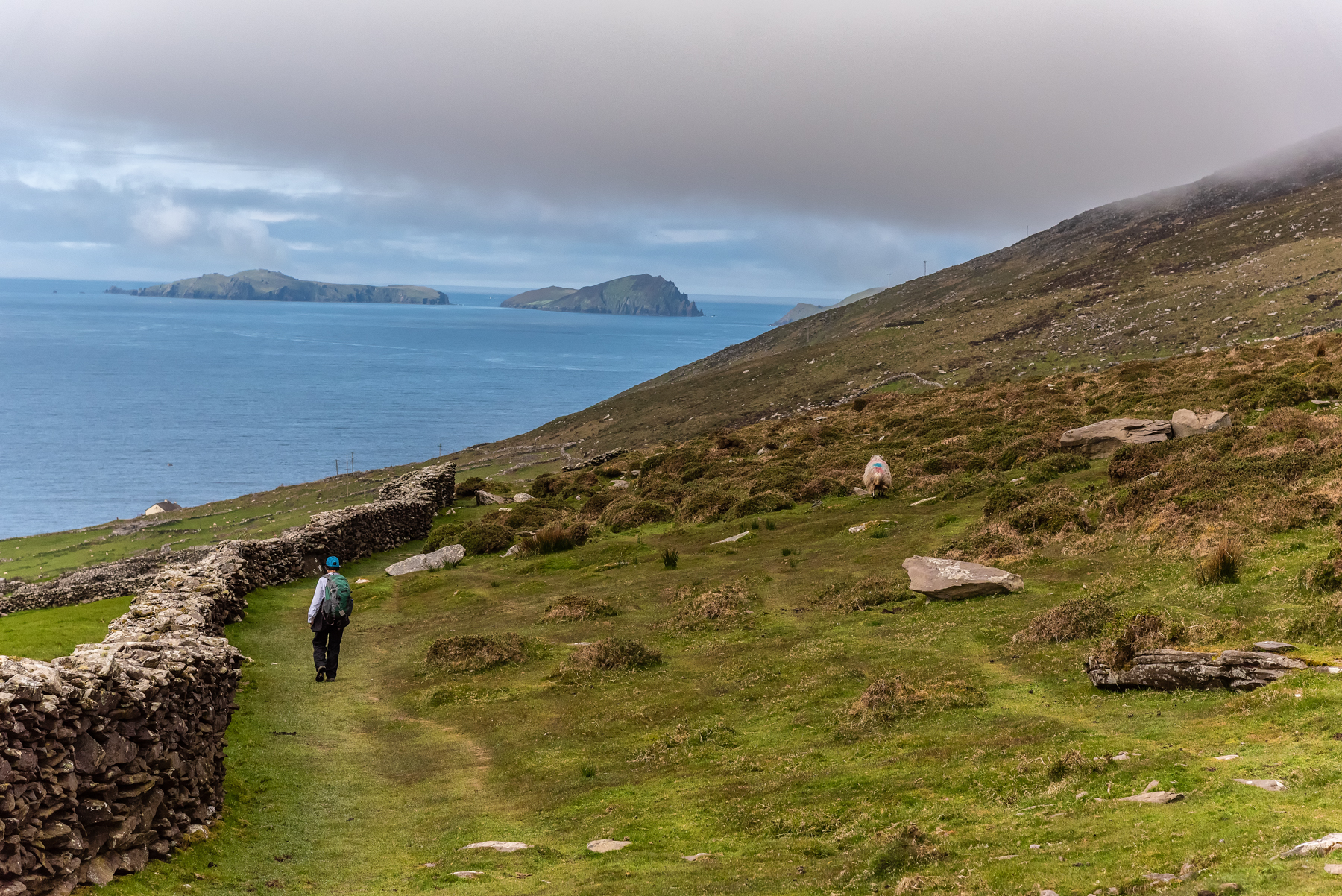 Helen Jeske hiking Dingle Peninsula | Ireland | Gary Silvey Photography